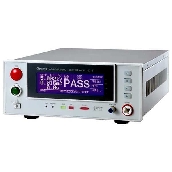 Chroma 19073 Hipot Tester: AC/DC/IR, Sentry 30 Plus, RS-232, 19070 ...